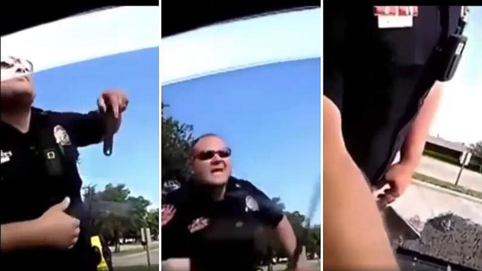 Texas Cop Shatters Car Window Over License Refusal - NewsBreak