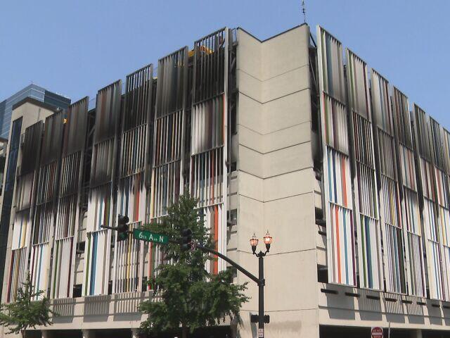 Downtown library parking garage closed indefinitely after fire - NewsBreak