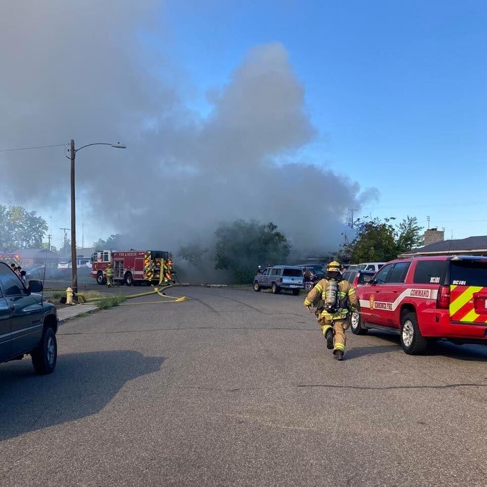 House fire under control in Kennewick, crews to patrol area - NewsBreak
