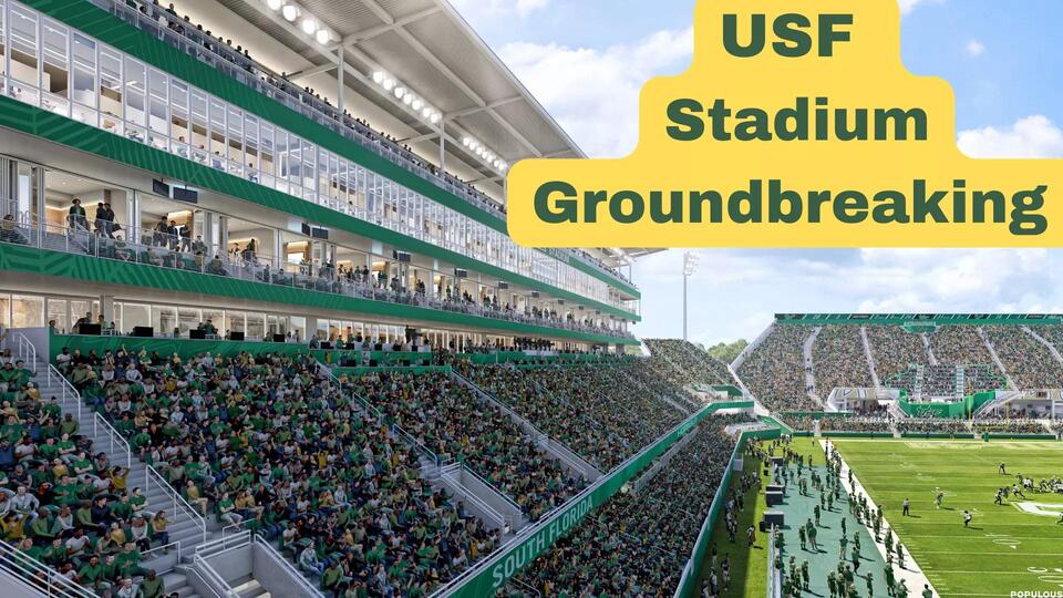 LISTEN: USF Breaks Ground On Football Stadium - NewsBreak