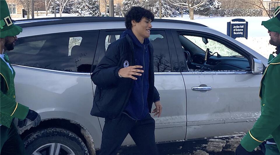 Back to Notre Dame, Ethan Long Talks Junior Day - NewsBreak