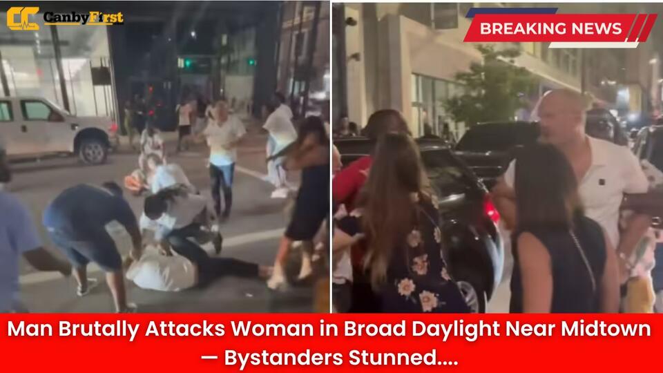 Man Brutally Attacks Woman in Broad Daylight Near Midtown — Bystanders ...