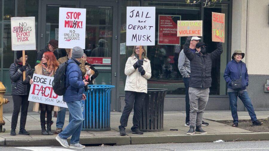 11 ‘Tesla Takedown’ protests across Washington, including Seattle and ...