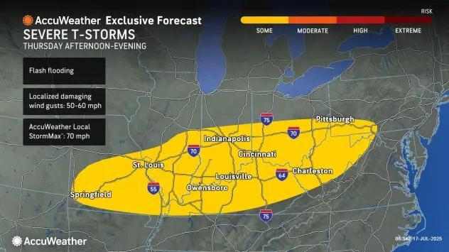 Severe storms to rumble daily in central, eastern US - NewsBreak