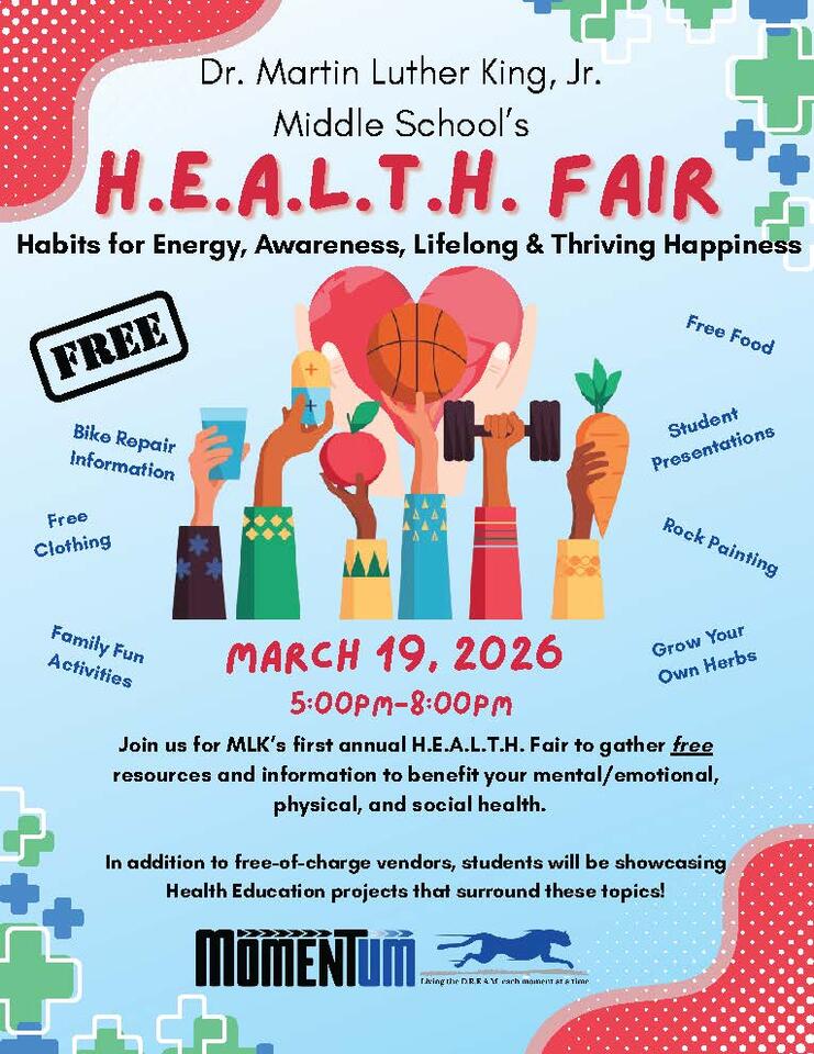 MLK HEALTH Fair at Martin Luther King Jr Middle School - NewsBreak