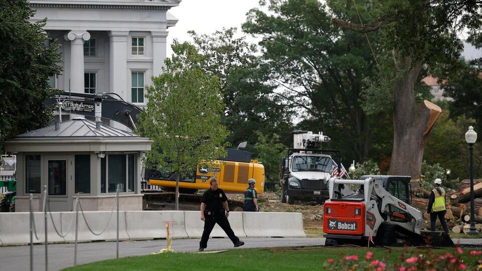 Trump Tears Down White House Trees to Make Way for His $200M Ballroom ...