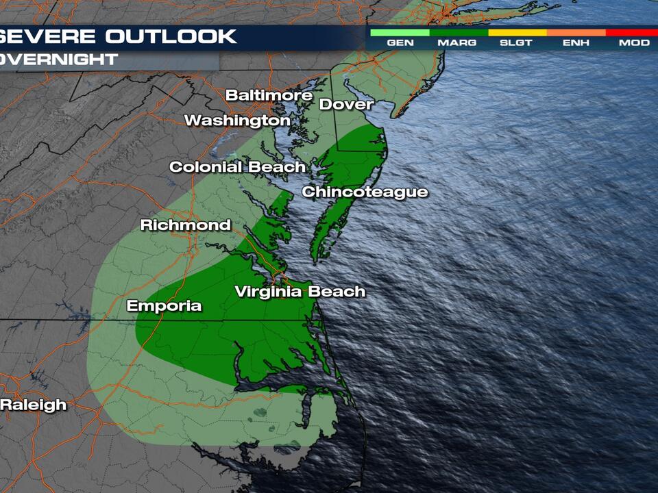 Storms Wrap Up Overnight