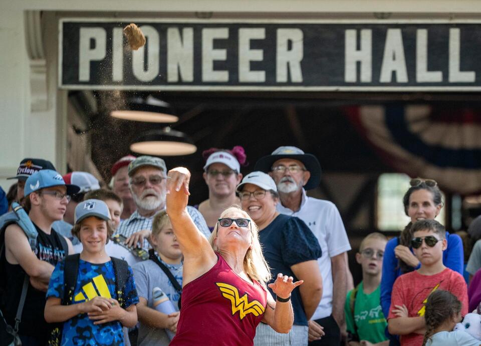 Cow chip contest returns to the Iowa State Fair, with hundreds of brave ...