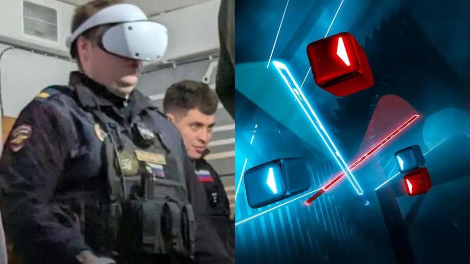 Russian cop goes viral for playing suspect’s VR game as other officers ...