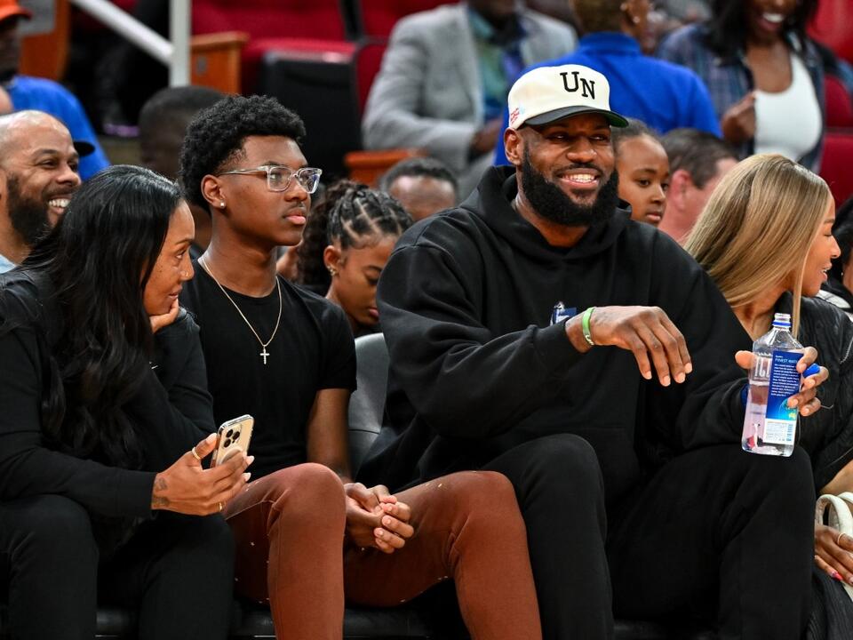 Bryce James Hilariously Recreates Iconic LeBron James Meme