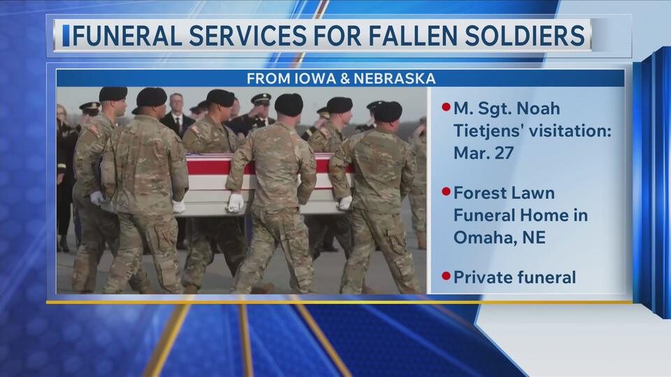 Procession planned for fallen Iowa soldiers, Nebraska soldier funeral ...