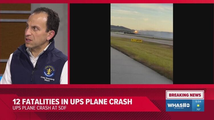 Mayor Craig Greenberg says 12 people confirmed dead after UPS plane ...