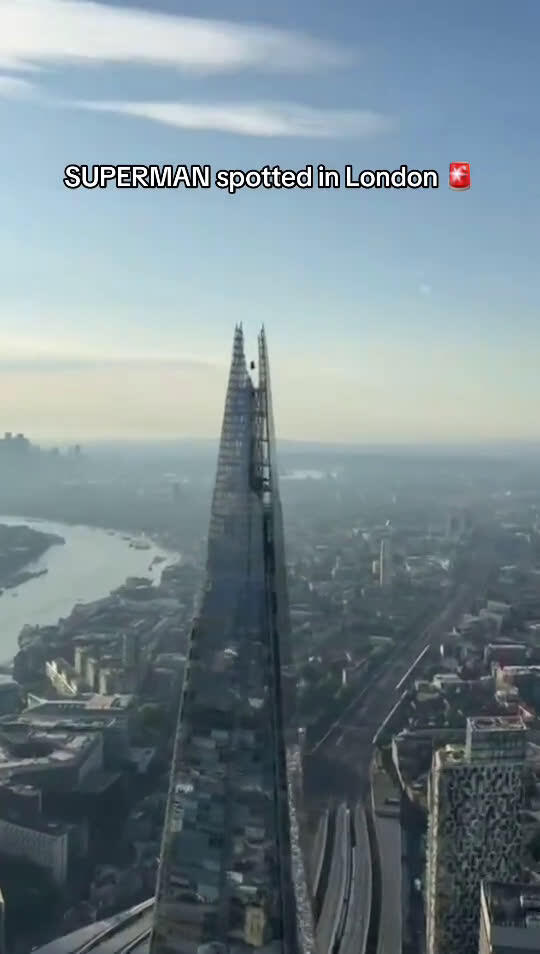 SUPERMAN spotted in London! Keep your eyes on the skies - NewsBreak