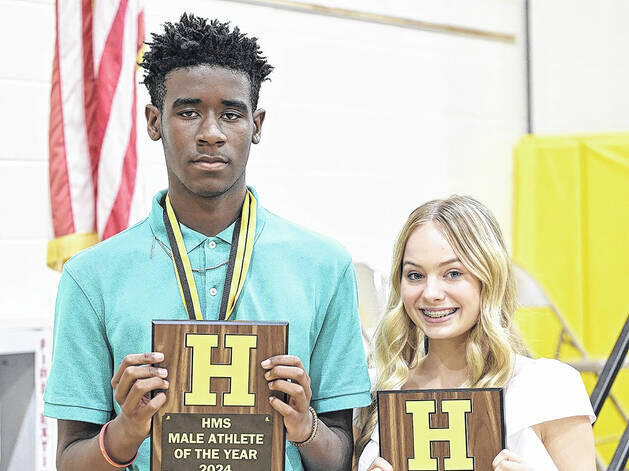 Hobbton MS names Athletes of the Year