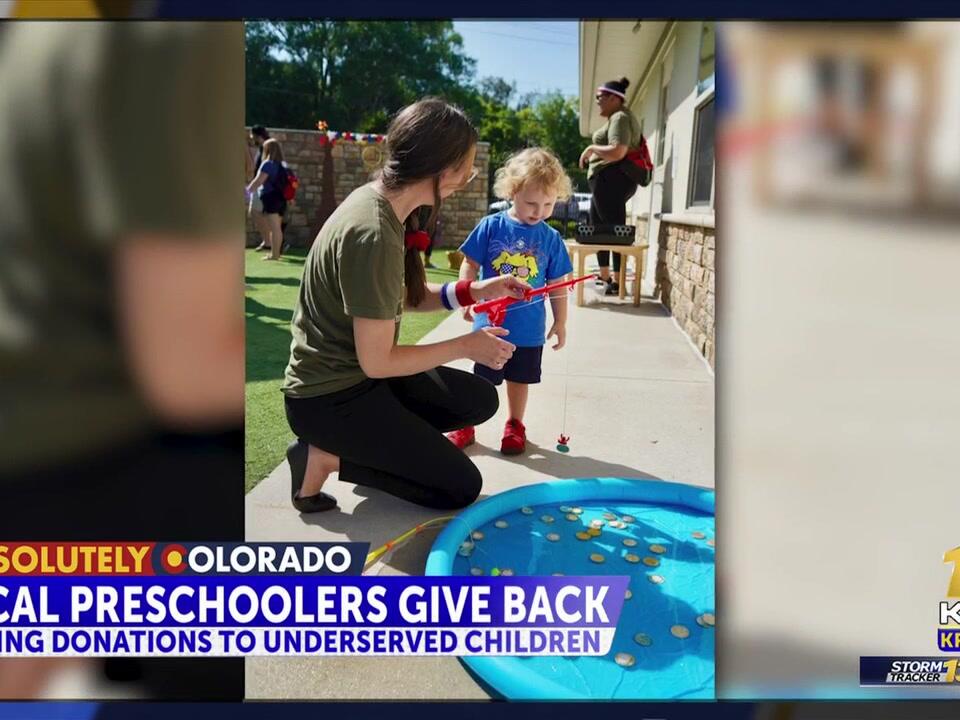 Local preschoolers give back to underserved children in the community