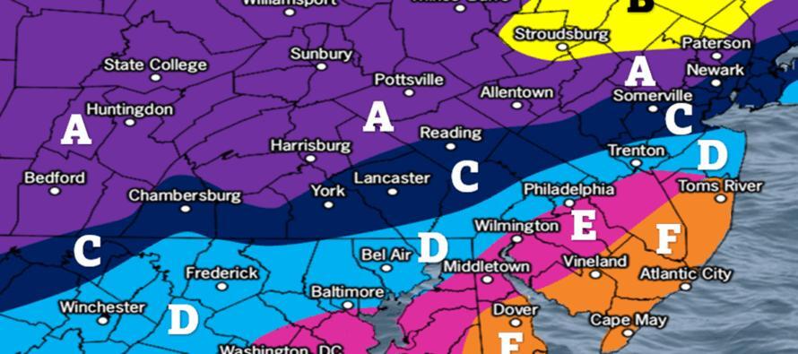 Arctic Weekend Snowstorm NJ Accumulation Map - NewsBreak
