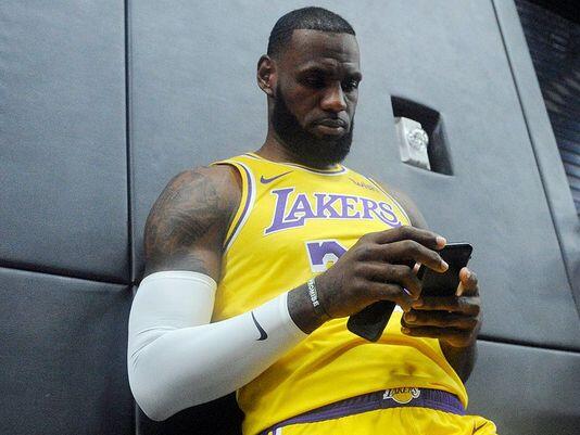 Watch: LeBron James Caught Using Illegal Streaming Service - NewsBreak