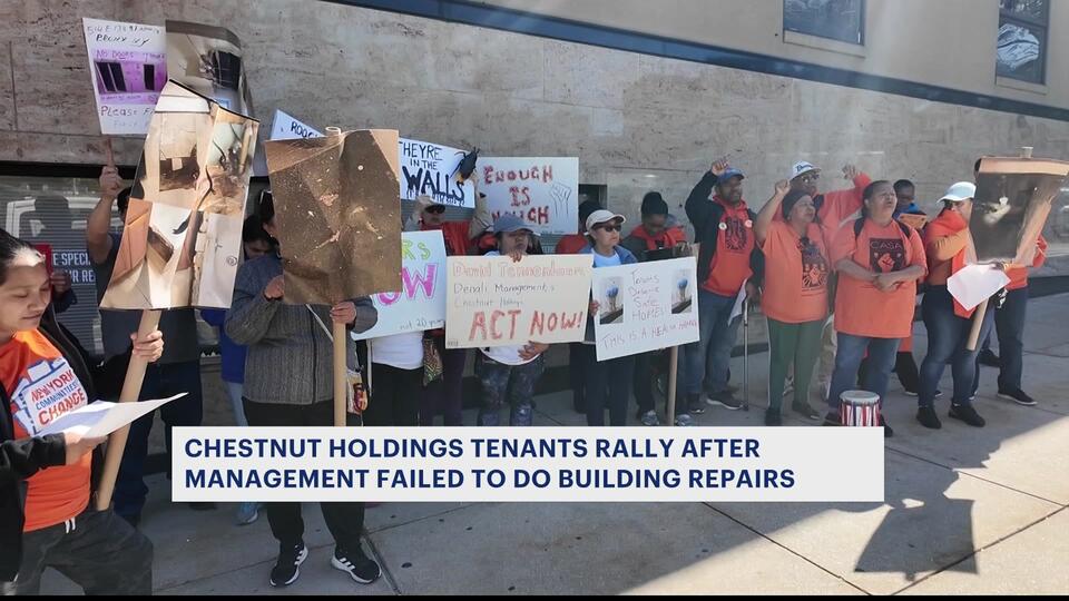 Tenants rally against Chestnut Holdings over unsafe living conditions ...