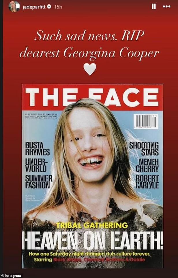 Supermodel Georgina Cooper dead aged 46: Shocked fashion world mourns ...