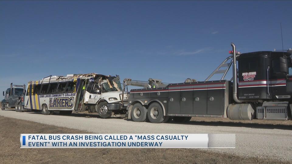 Communities unite in grief after fatal Iowa Lakes bus crash - NewsBreak