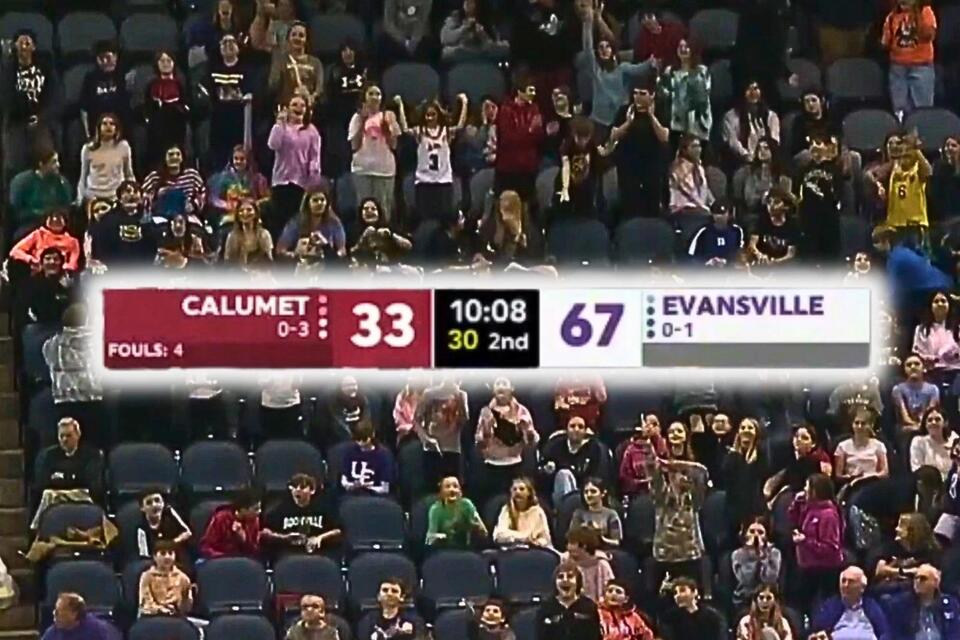 Evansville Crowd Erupts When Score Hits 67 - NewsBreak