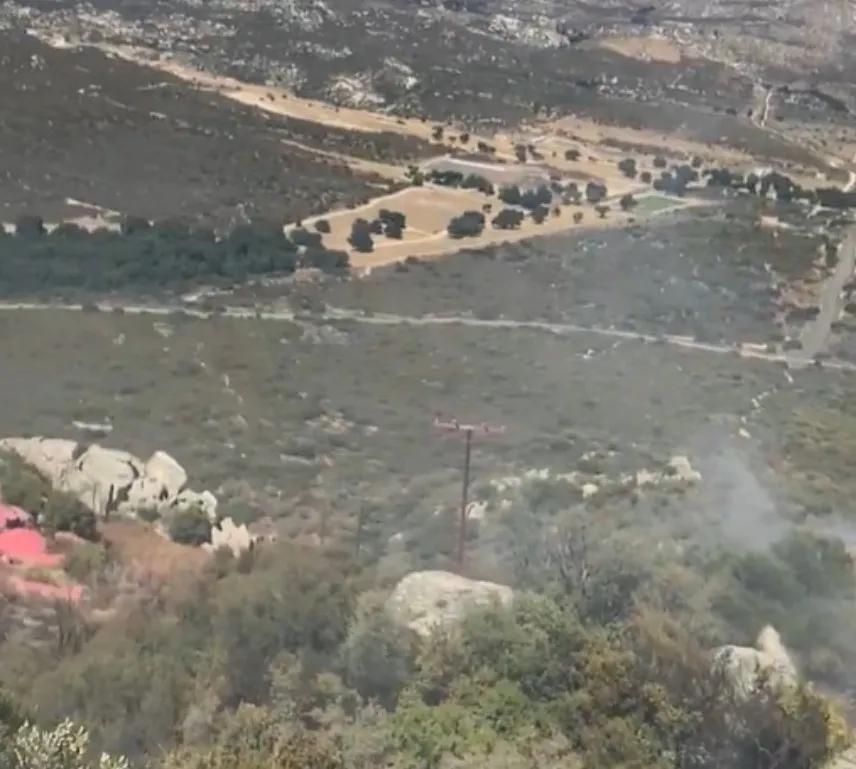 Fire north of Campo contained after spreading to 23 acres - NewsBreak
