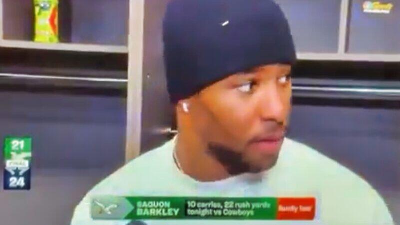 Reporter Rips Loud & Disgusting Fart During Saquon Barkley’s Postgame ...