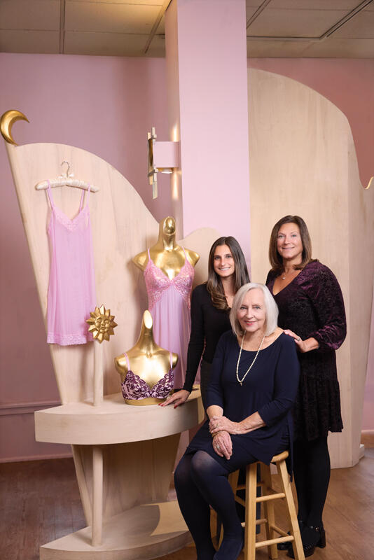 Jacqueline Hamill, Pat Hardy, and Lisa Hardy Hamill – Harp’s Lingerie ...