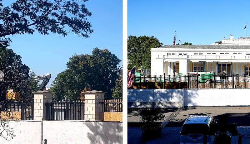 Anger as White House begins demolishing East Wing to make way for Trump ...