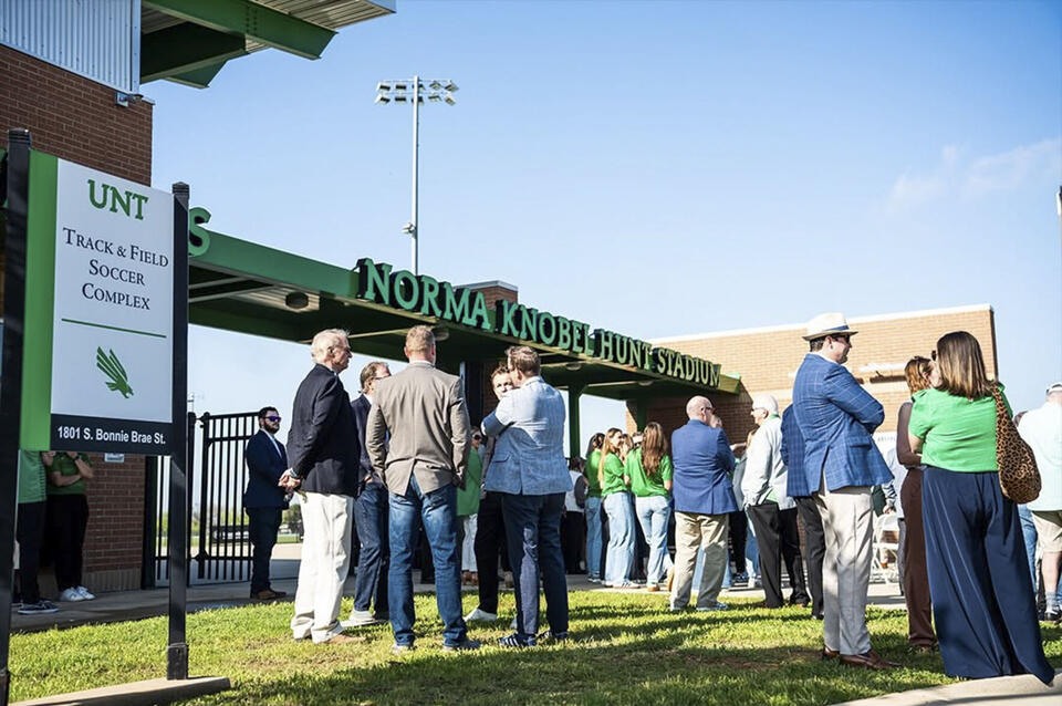 University names Soccer and Track & Field stadium after alumna Norma ...