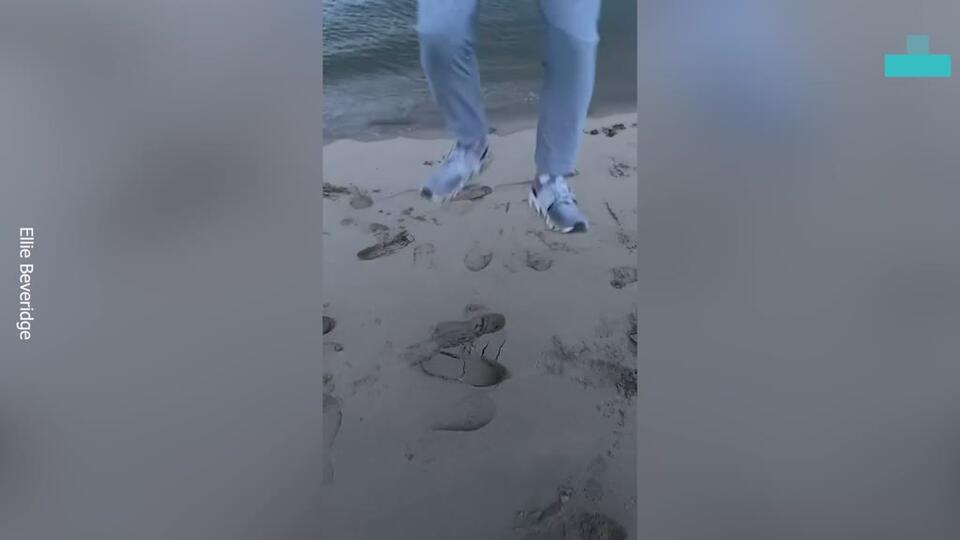 Man Trips Into the Sea at Beach - NewsBreak