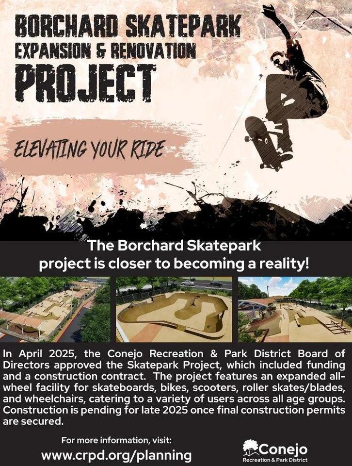 Borchard Skatepark Expansion and Renovation Project in Newbury Park ...