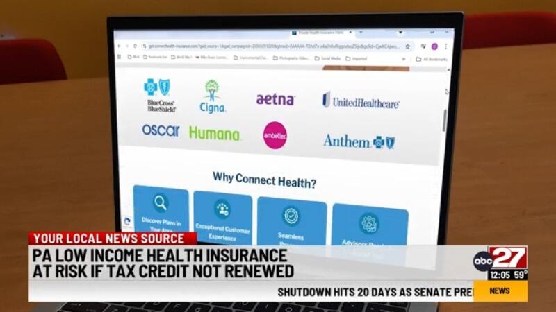 Pa. low income health insurance at risk if tax credit not renewed ...