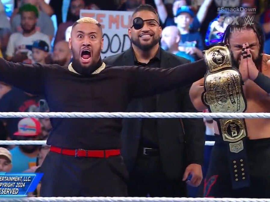 The Bloodline’s Tama Tonga & Jacob Fatu Win WWE Tag Team Championships On SmackDown