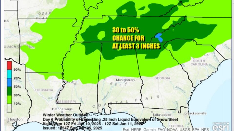 The Deep South could see significant snow later this week as new storm ...