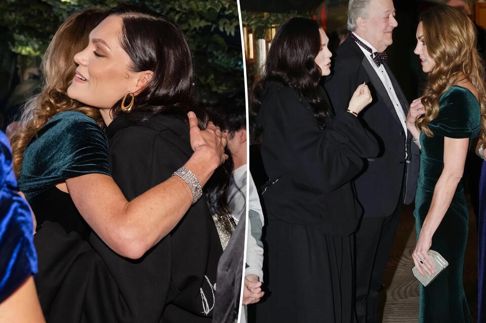 Kate Middleton and Jessie J share emotional hug over respective cancer ...