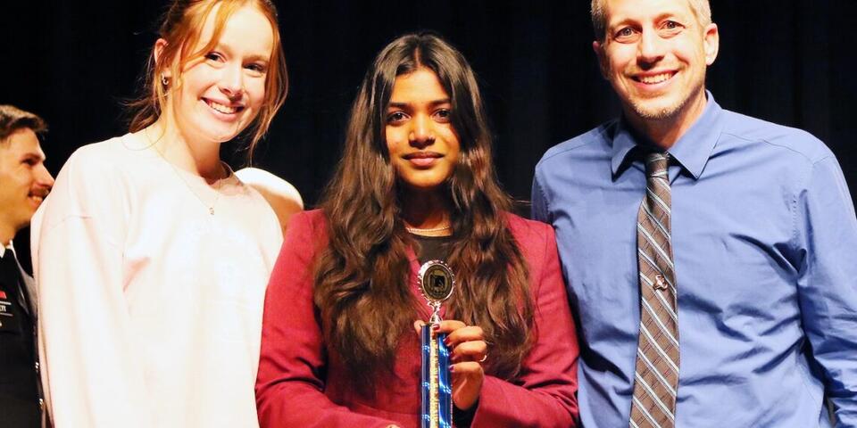 George wins Informative Speaking division at state debate tournament as ...