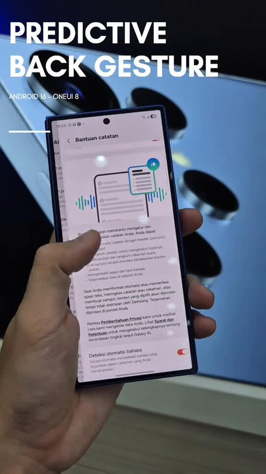 Predictive Back Gesture on OneUI 8 #oneui8 #android16 #galaxyai #galaxyzfold7 created by djorghi ...