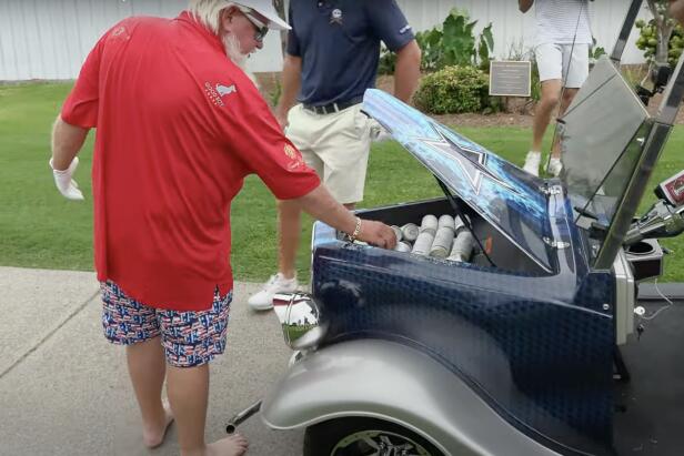 John Daly’s incredible golf cart cooler was the highlight of his ‘Break ...