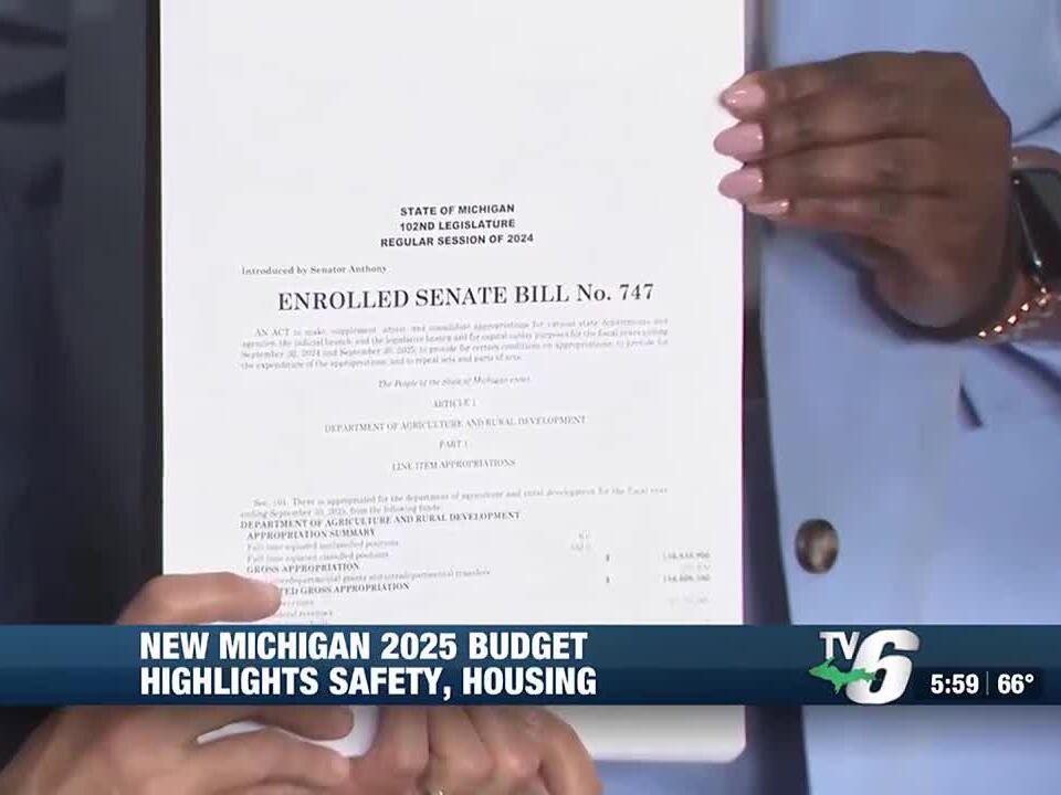 UPDATE: Michigan Governor signs $82.5B state budget