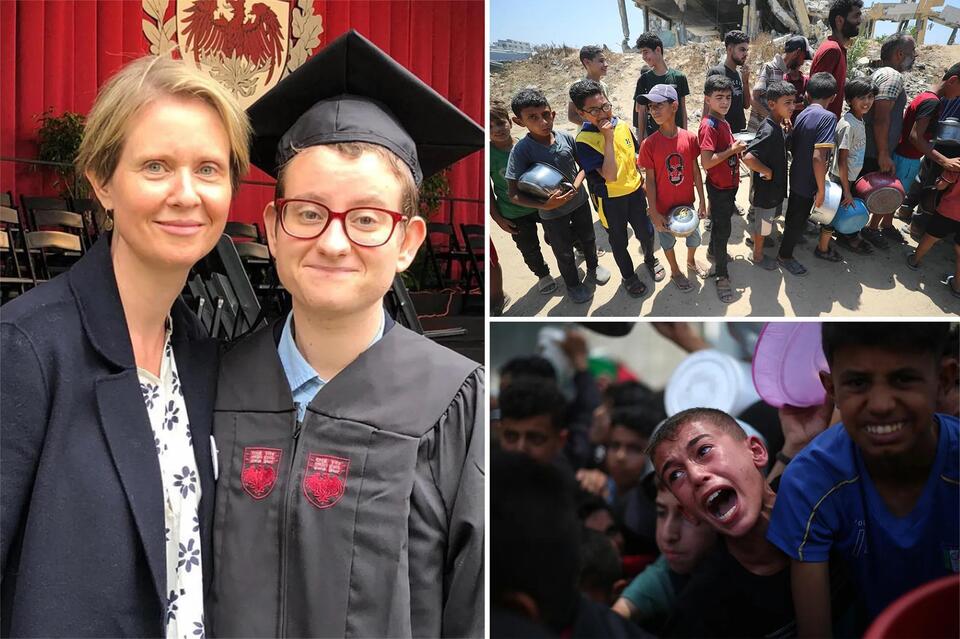 Cynthia Nixon says her Jewish son is on a ‘hunger strike’ to support ...