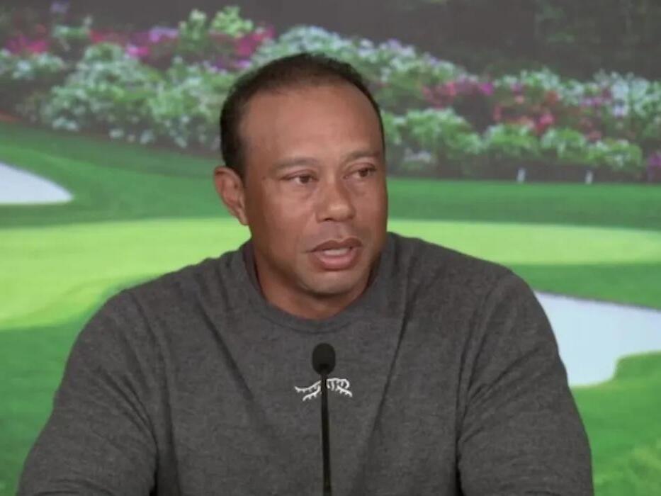 Tiger Woods shaking hands with a tree has become an instant meme