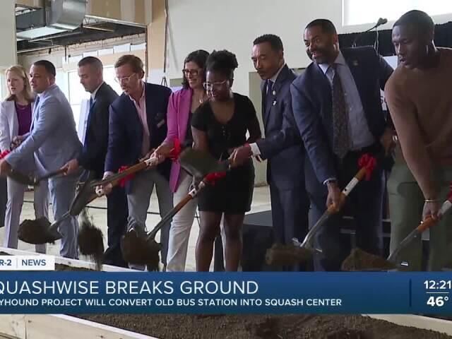 SquashWise breaks ground on new center at historic Baltimore Greyhound Terminal - NewsBreak