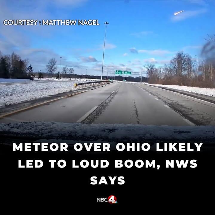 Meteor causes loud boom over Ohio - NewsBreak