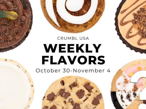 Crumbl Cookies Weekly Menu Through November 4, 2023