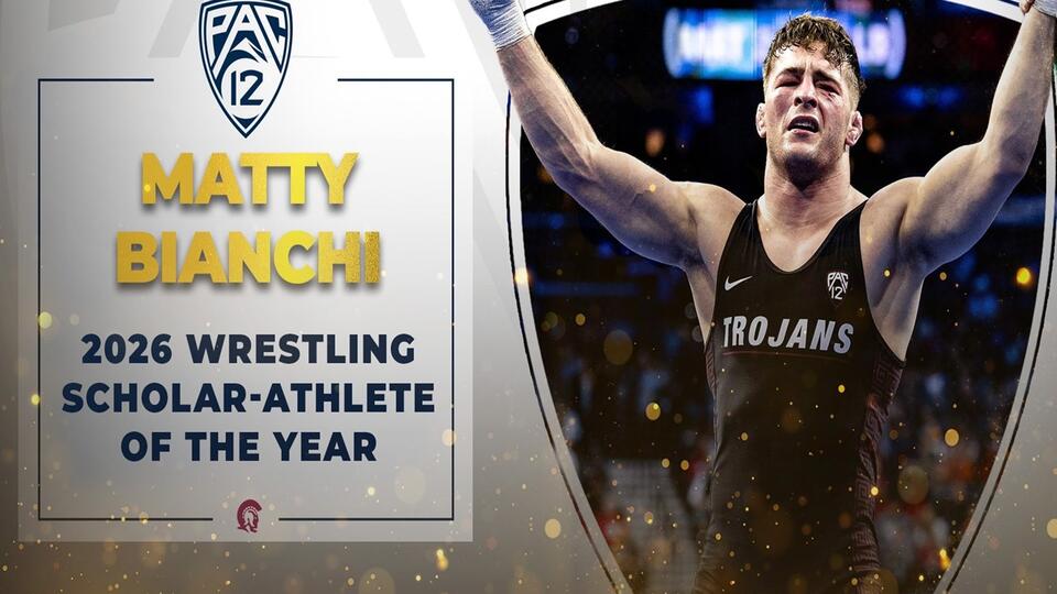 Matty Bianchi named 2026 Pac-12 Wrestling Scholar-Athlete of the Year ...