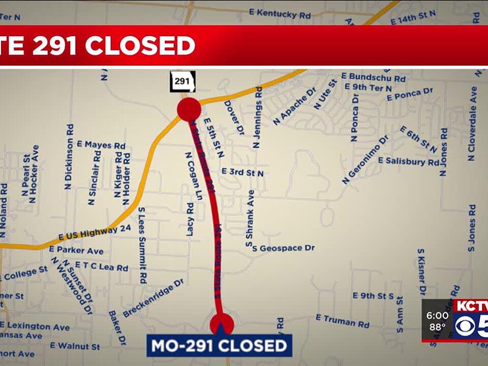 Mo. Route 291 closed until further notice as mine collapse creates ...