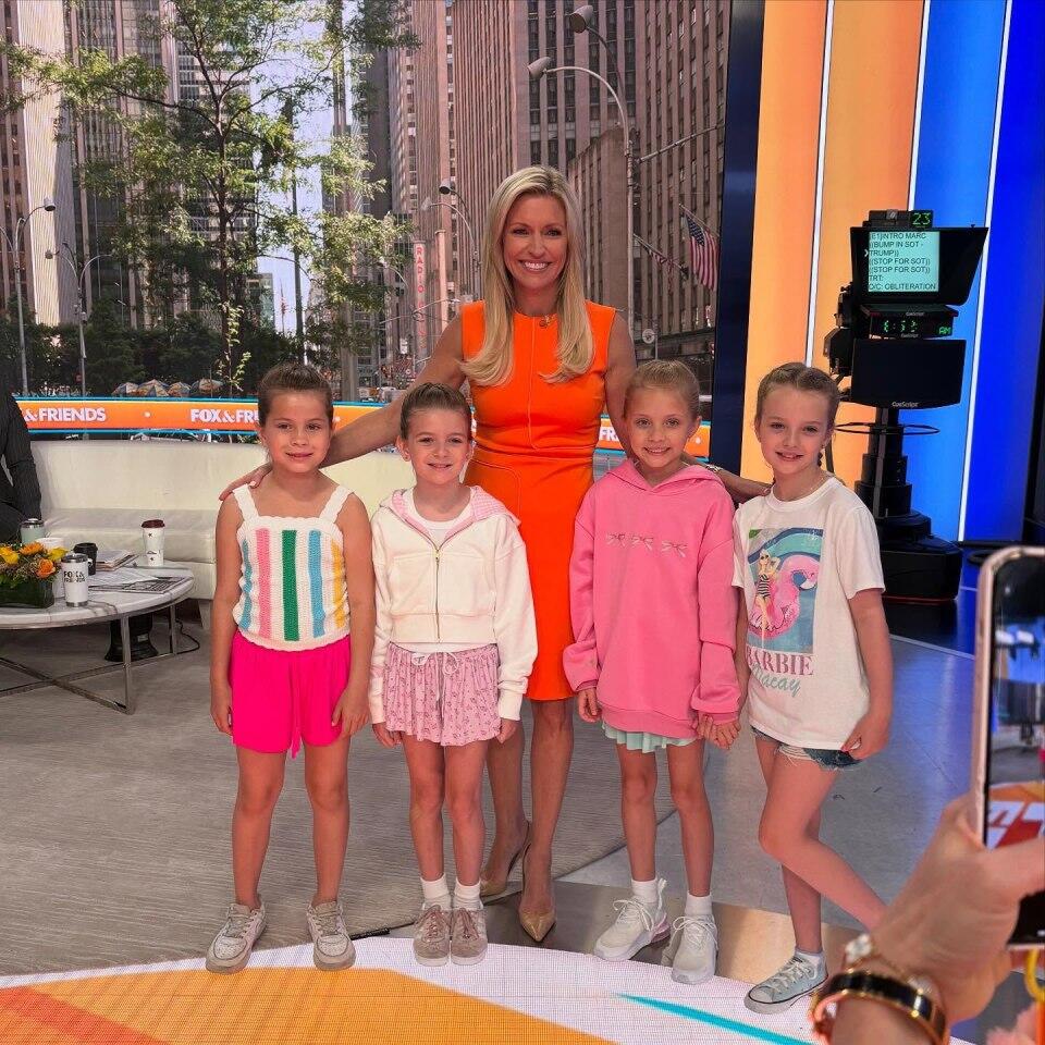 Ainsley Earhardt shares sweet behind the scenes pics just months after ...