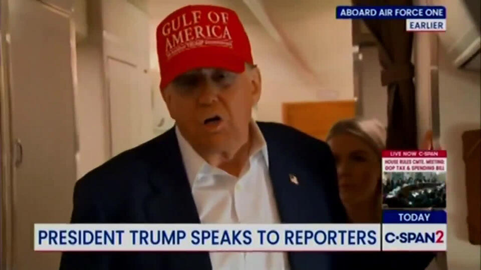 President Donald J. Trump Speaks To Reporters - NewsBreak