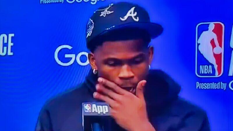 VIDEO: Anthony Edwards Accidentally Drops F-Bomb On Live TV, Instantly ...